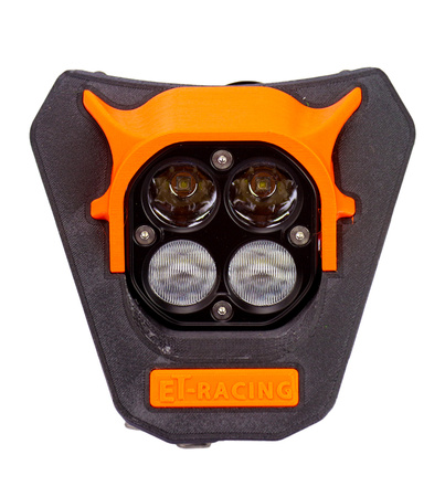 LED Lamp 40 WATT KTM 150-500cc 2014-2023 3D PRINT BLACK+ORANGE | SELECT ...