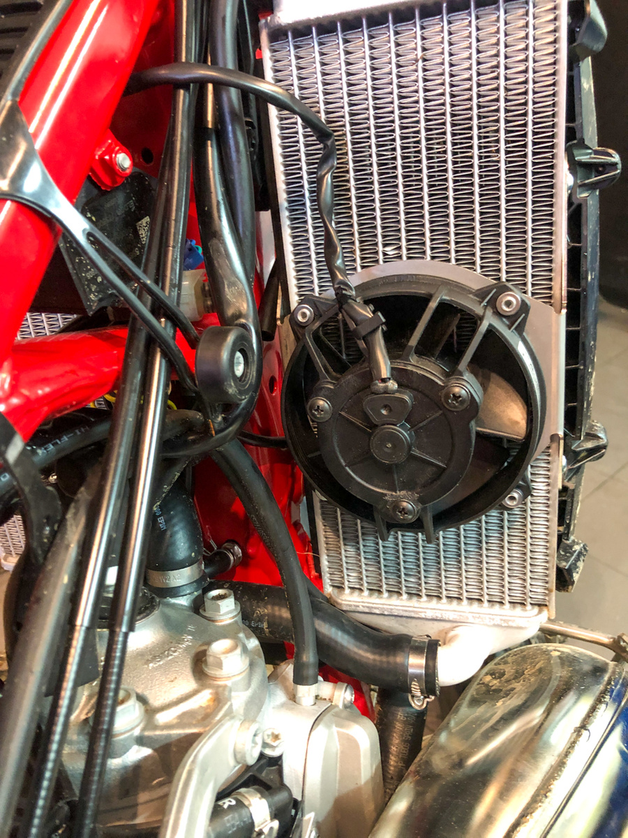 Complete Radiator Fan Kit for 2/4 STROKE TPI KTM Husqvarna GAS GAS 2024 ...